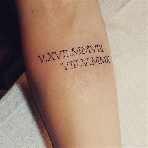 70 Best Roman Numeral Tattoo Designs Meanings Be Creative 2019
