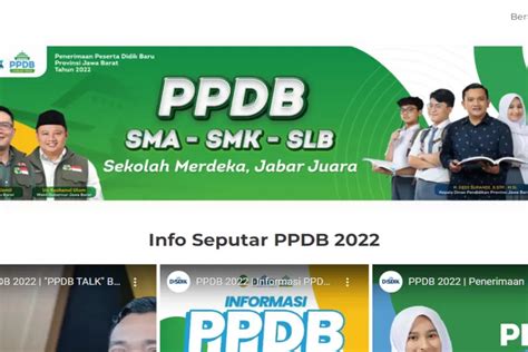 Diumumkan Hari Ini Berikut Cara Cek Hasil Pengunguman PPDB Jabar Tahap