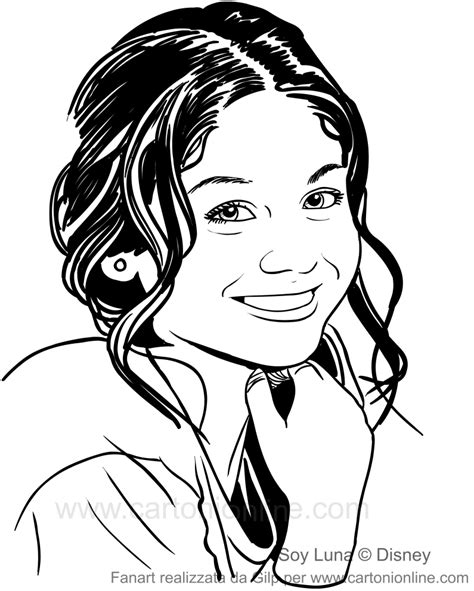 Coloriage De Soy Luna