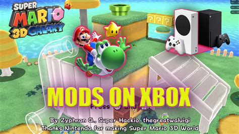 You Can Mod Super Mario Galaxy On Xbox Youtube