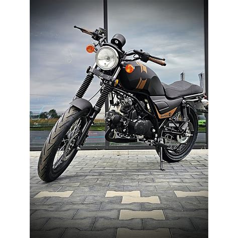 Motocicleta Barton Cafe Racer 50cc Permis AM Sau B