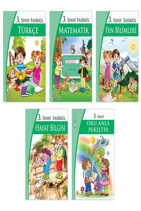 Ata Yayıncılık 3 Sınıf Fasikül 5 li Set türkçe matematik fen Bilgisi