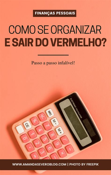 Como organizar as finanças e sair do vermelho Veja 5 passos infalíveis