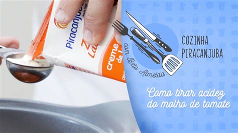 Chef Beto Almeida Como Tirar Acidez Do Molho De Tomate Youtube