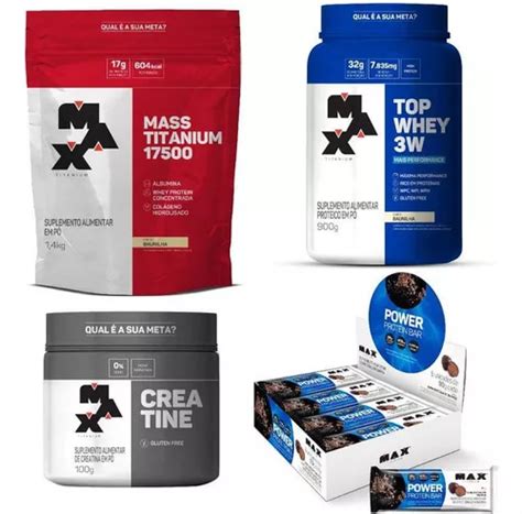 Suplemento En Polvo Max Titanium Kit Kit Whey Protein Whey Protein