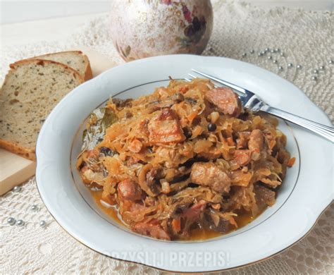 Bigos świąteczny przepis PrzyslijPrzepis pl