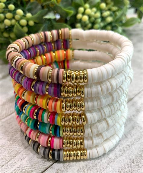 Bracelets Sold Separately 12 00 Per Heishi Bracelet Personalize