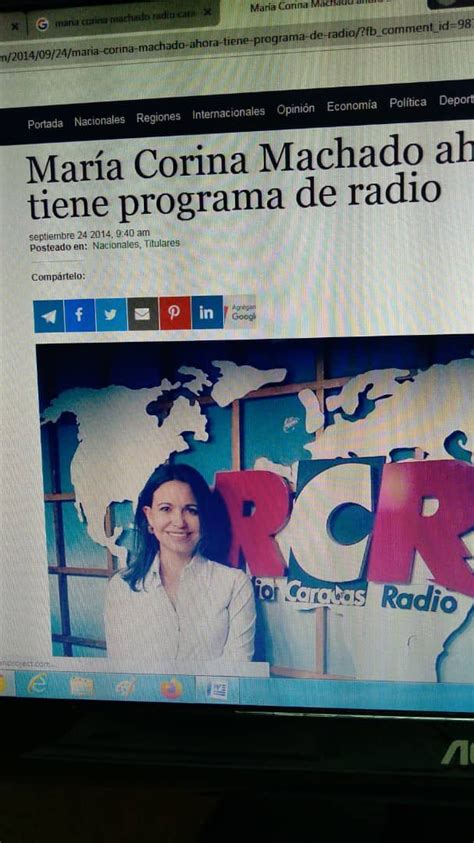 María Corina Machado on Twitter Radio Caracas Radio fue una escuela