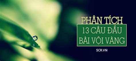 Phân Tích Vội Vàng Của Xuân Diệu 26 Bài Văn Siêu Hay