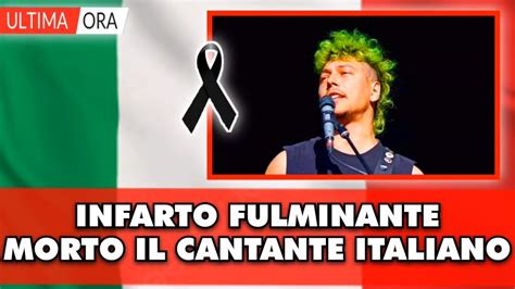 Tremendo lutto nella musica Italiana é morto all improvviso pochi
