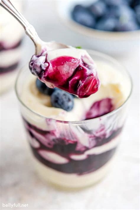 Easy Blueberry Cheesecake Parfaits Belly Full