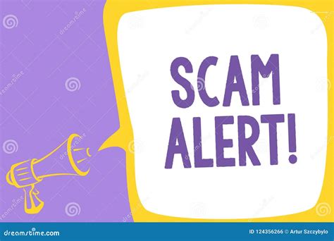 Word Writing Text Scam Alert Business Concept For Warning Someone
