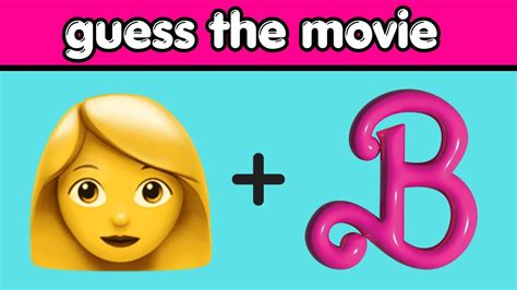 Guess The Movie By Emoji Emoji Quiz Movie Quiz YouTube