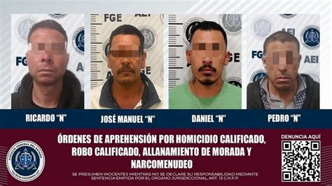 FGE cumplimenta cuatro órdenes de aprehensión XEWT 12