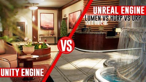 Archviz Unity Vs Unreal Engine Graphics Lumen Vs Hdrp Vs Urp True