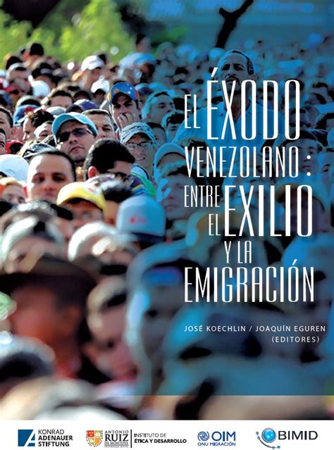 Livro Éxodo Venezolano Entre el Exilio y la Emigracion traz