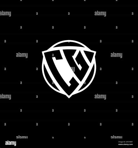 CG Monogram Logo Letter With Triangle Shield Shape Style Design