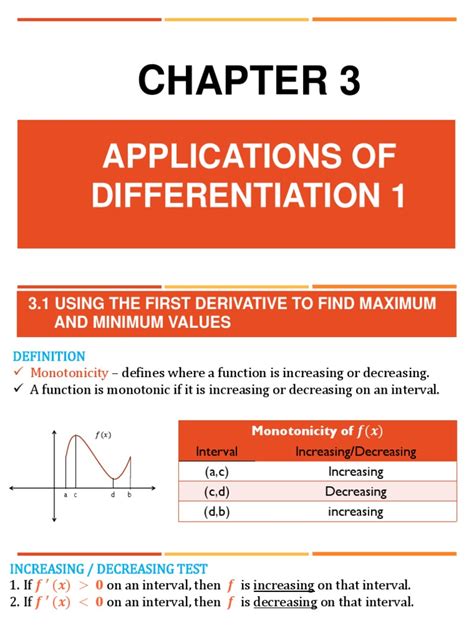 chapter 3 application of differentiation 1 pdf maxima and minima asymptote