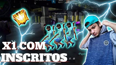 JOGANDO X1 TESTANDO O NOVO SERVIDOR AVANÇADO FREE FIRE AO VIVO