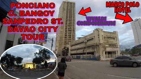 Ponciano C Bangoy San Pedro St Davao City Tour Jadesmartv Youtube