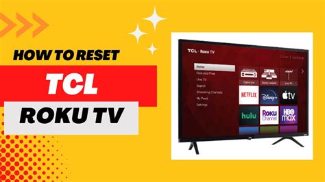 How To Factory Reset Tcl Roku Tv Youtube