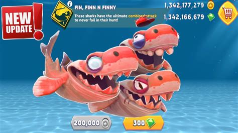Hungry Shark Evolution Bigger Enemy Fin Finn N Finny All 27 Sharks
