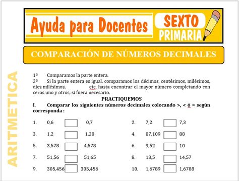 Comparacion De Decimales Ficha Interactiva Topworksheets Porn Sex Picture
