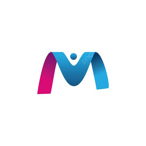 M Lettering Clipart Transparent Background Letter M With Man Vector
