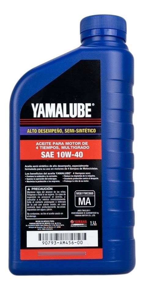 Aceite Semi Sint Tico Para Moto Yamalube Yamaha Sae W Meses Sin