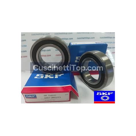 Cuscinetto Rigido A Sfere 6007 2RS1 C3 SKF 35x62x14