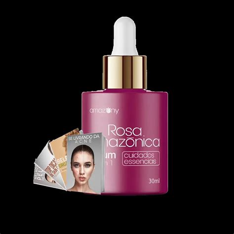 Rosa Amazônica O Sérum Rosa Amazônica é um cuidado avançado para a