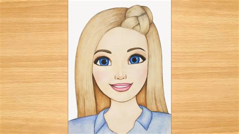How To Draw A Barbie Step By Step Easy