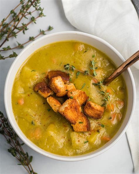 The Best Vegan Split Pea Soup Karissa S Vegan Kitchen