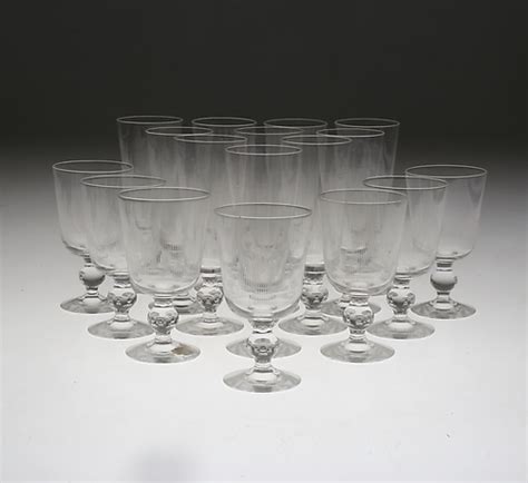 GLASSERVISDELAR 17 Delar Corona Kosta Boda Glas Serviser
