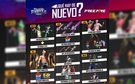 Agenda Semanal Free Fire 14 Al 20 De Diciembre Mediotiempo