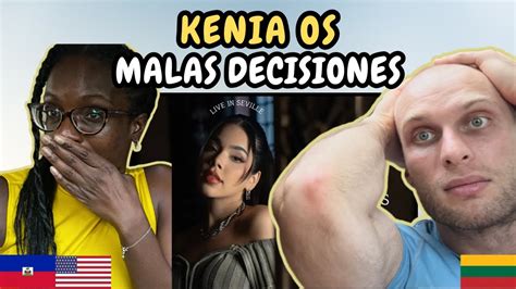 REACTION TO Kenia OS Malas Decisiones Live In Seville FIRST TIME