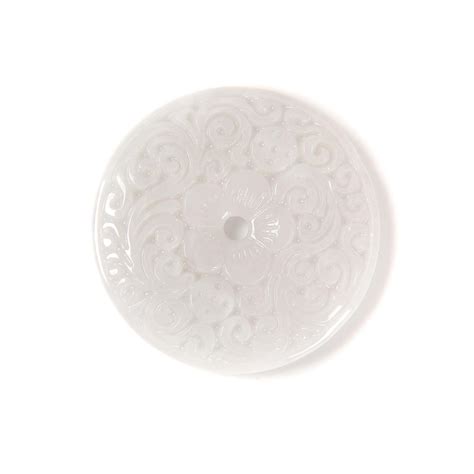 Type A Burmese Jadeite Carved Pendant 50cts Gemporia