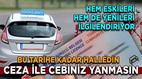 Ehliyet Yenileme Son Tarihi Yaklaşıyor Cezai İşleme Maruz Kalmamak
