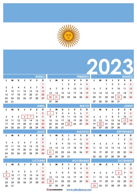 Calendario De Junio 2023 Argentina Image To U