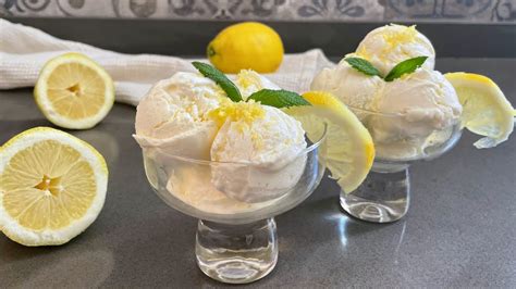 HELADO de LIMÓN cremoso Solo 3 ingredientes Fácil rápido y sin