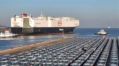 Byd Inaugura Navio Pr Prio Para Exportar Seus Carros