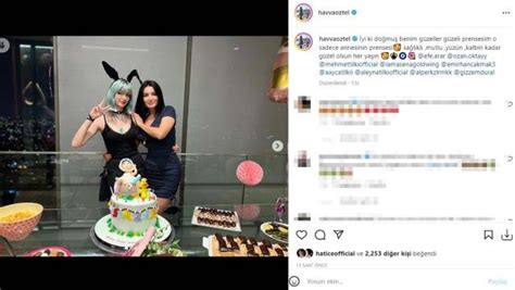 Aleyna Tilki nin 17 yaşına giren kardeşi Ayça Tilki doğum gününde