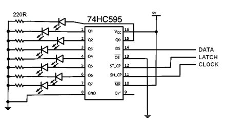 More Arduino Outputs Using Shift Registers The Oddbloke Geek Blog