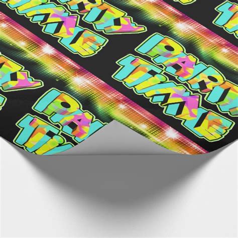 Disco Wrapping Paper Zazzle 100 Satisfaction Guaranteed