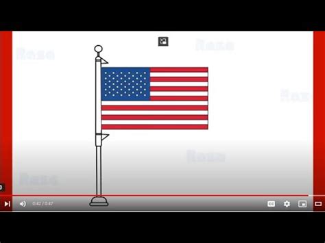 How To Draw American Flag Easy Drawing YouTube