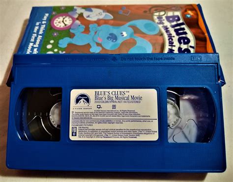 Blues Clues Blues Big Musical Movie Vhs 2000 Nickelodeon Steve 15