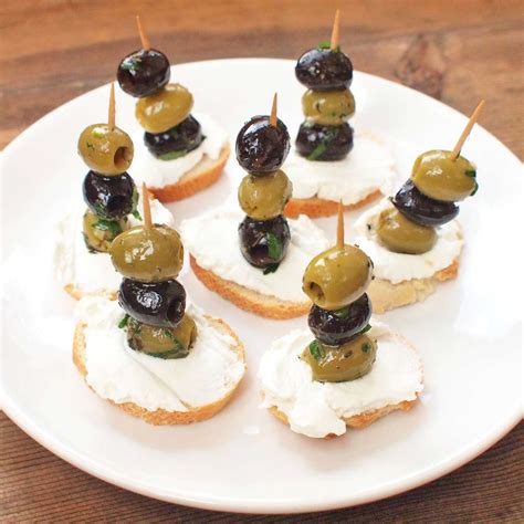 Jednohubky s marinovanými olivami Recept Kaufland