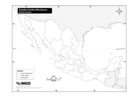 Mapas de México sin nombre Todo Mapas México
