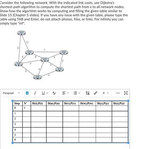 Solved Consider The Following Network With The Indicated Chegg