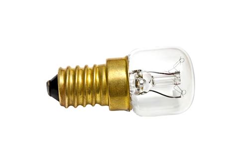 Light Bulb Isolated On White Backdrop Tungsten Technology Bright PNG
